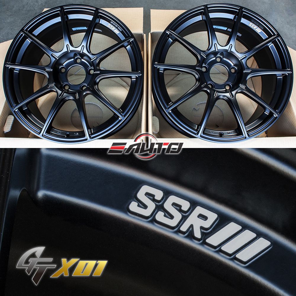 SSR GTX01 Wheel Rim 17" 17x9 +38 5x114 Civic ILX S2000 RSX RX7 tC Flat ...
