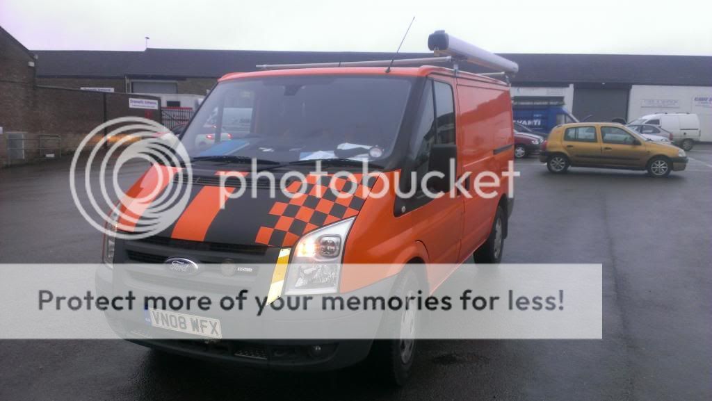 Ford Transit Forum • View topic - EX rac van ..nice orange want a black ...