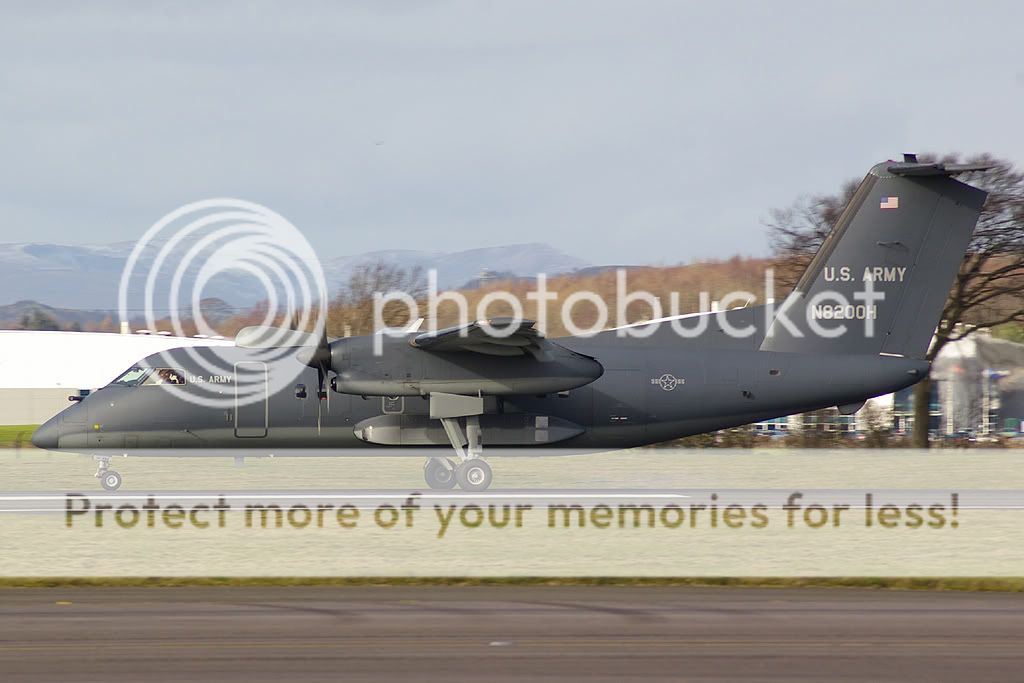 US Army DASH 8 at Glasgow - FighterControl